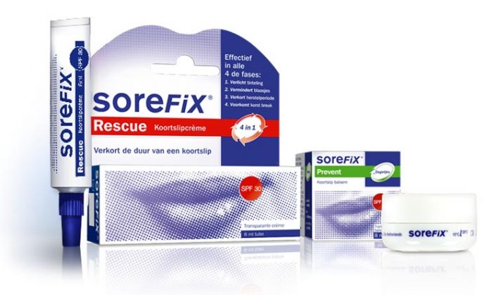 SoreFix Rescue cold sore cream and SoreFix Prevent cold sore lip balm