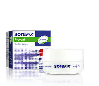 SoreFix biedt de oplossing in alle fases van een koortslip