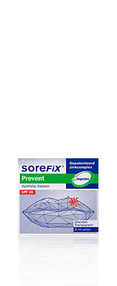 SoreFix biedt de oplossing in alle fases van een koortslip