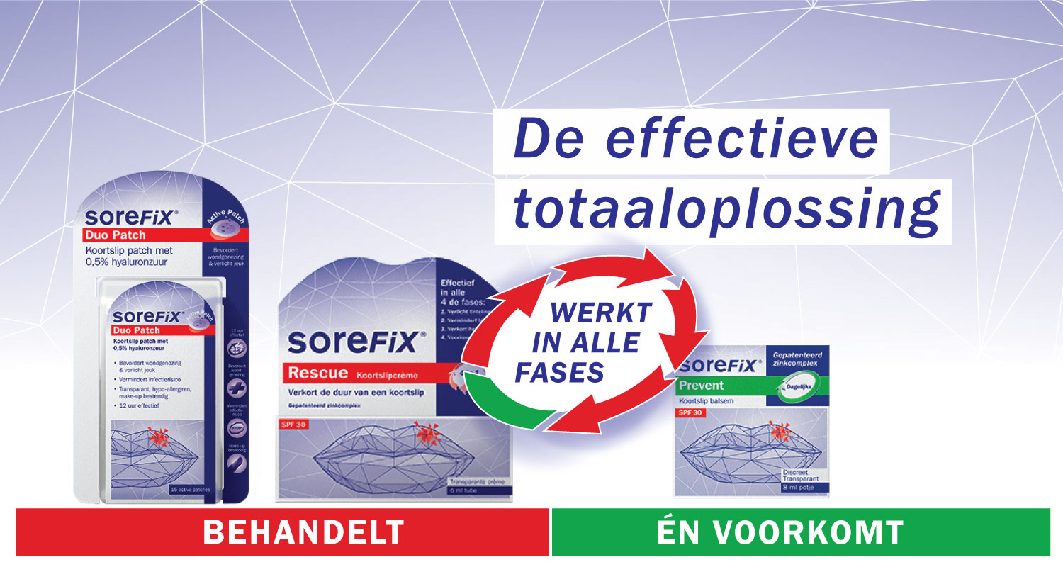 Sneller van je koortslip af met SoreFix! Het No.1 Zinkproduct
